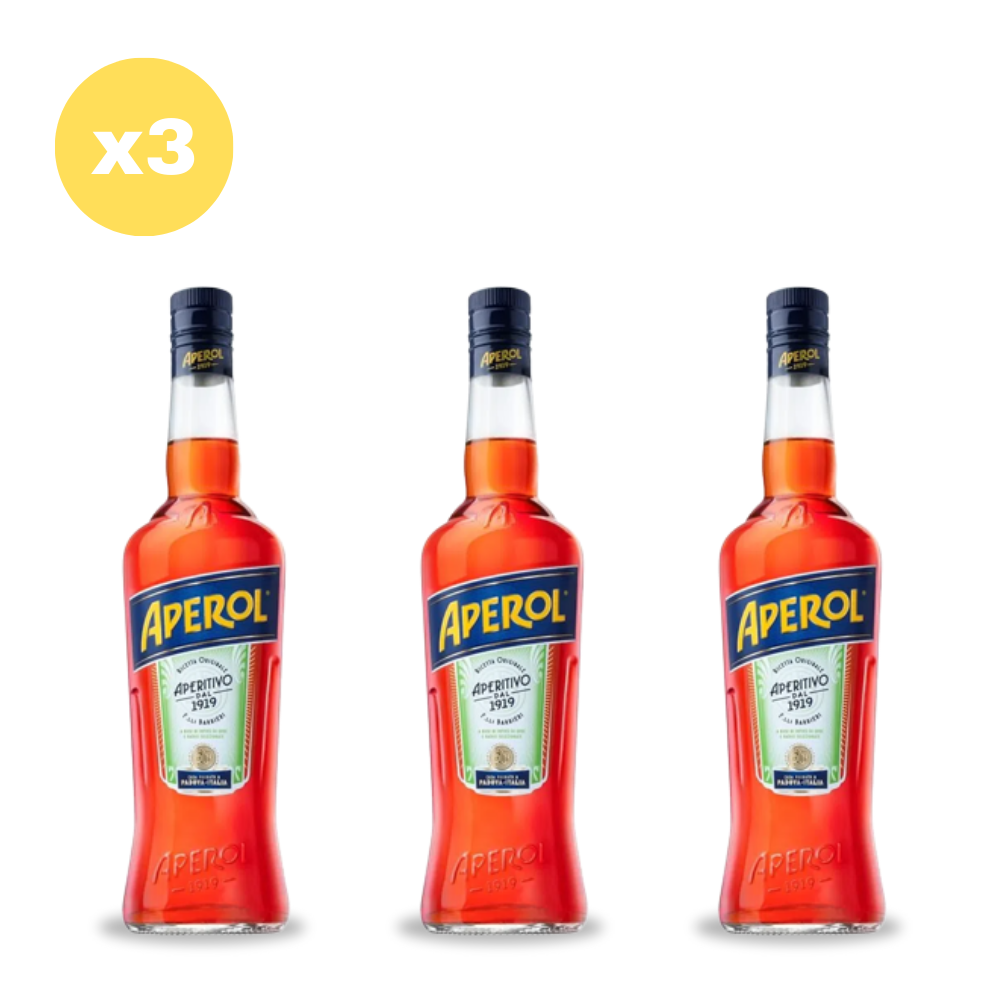 Pack x3 Aperitivo Aperol 11° 750ml – Entrelatas