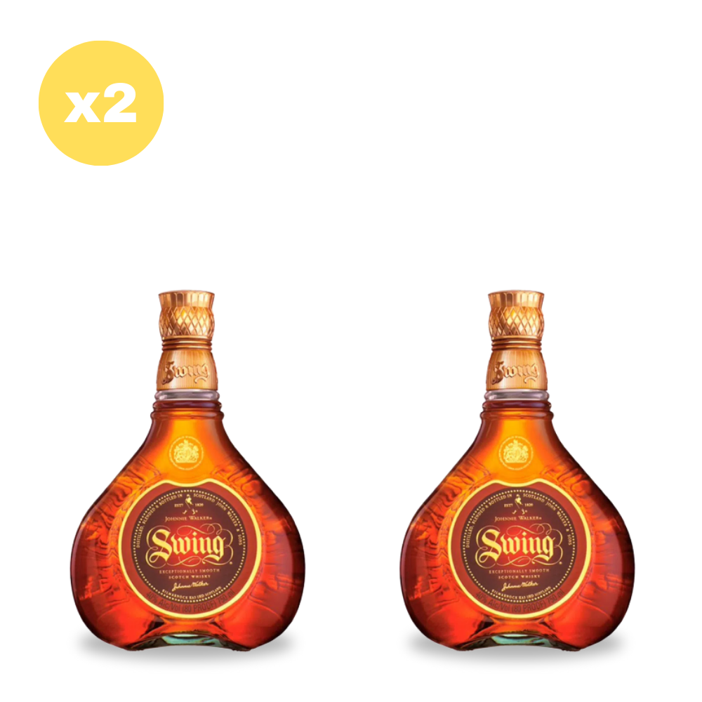 Pack x2 Whisky Johnnie Walker Swing Label 750 ml 40° – Entrelatas