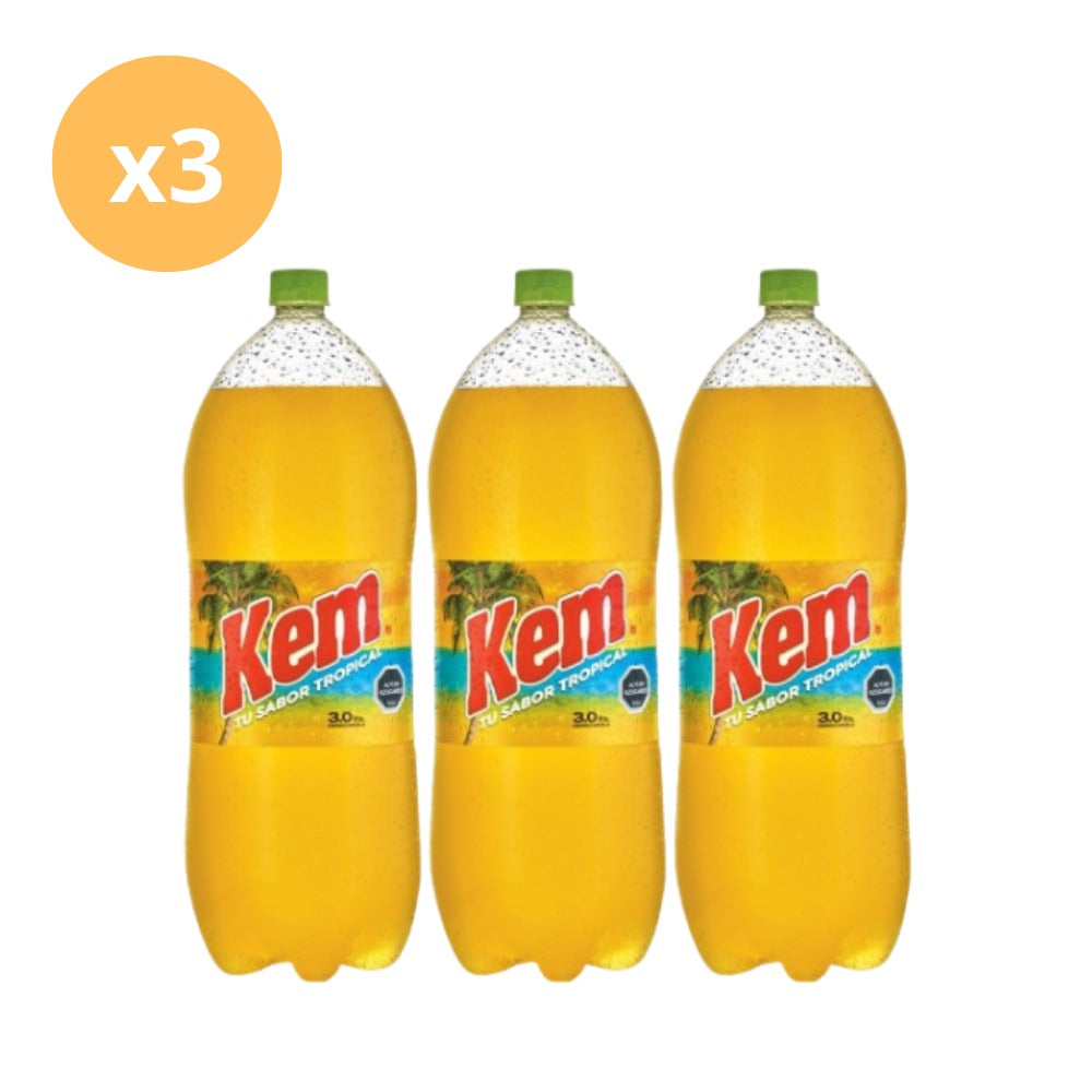 Pack x3 Bebida de Fantasia Kem Piña 3Lts – Entrelatas