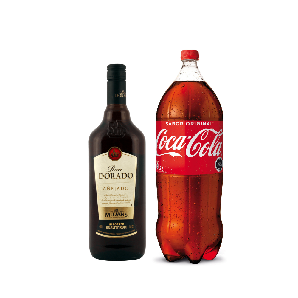 Promo Mitjans Añejado 1 lt 40°+ Bebida 3 Lts Variedades – Entrelatas