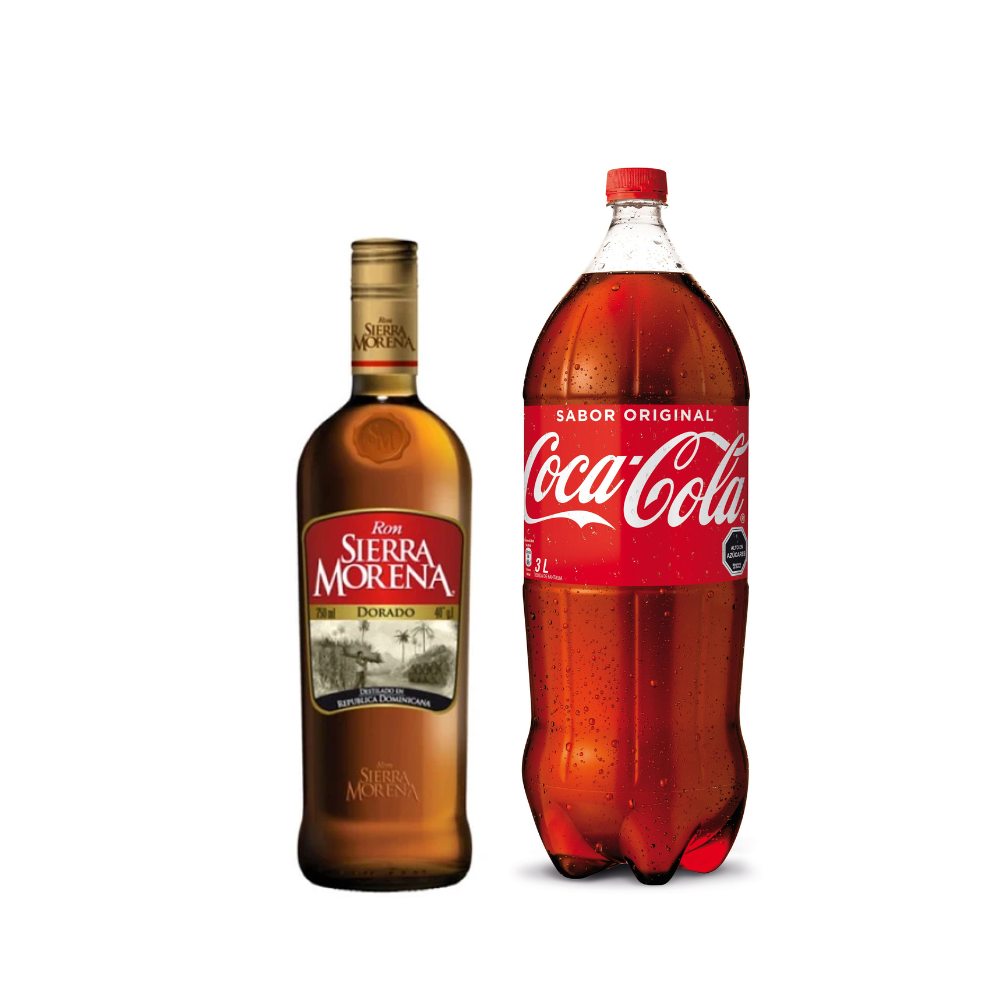 Promo Ron Sierra Morena Dorado 1000cc + Bebida 3 Lts Variedades – Entrelatas