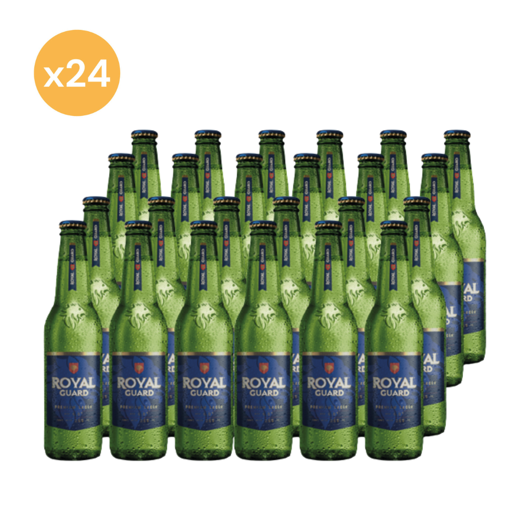 Pack Cerveza Royal Guard Botellin 355cc X24 – Entrelatas